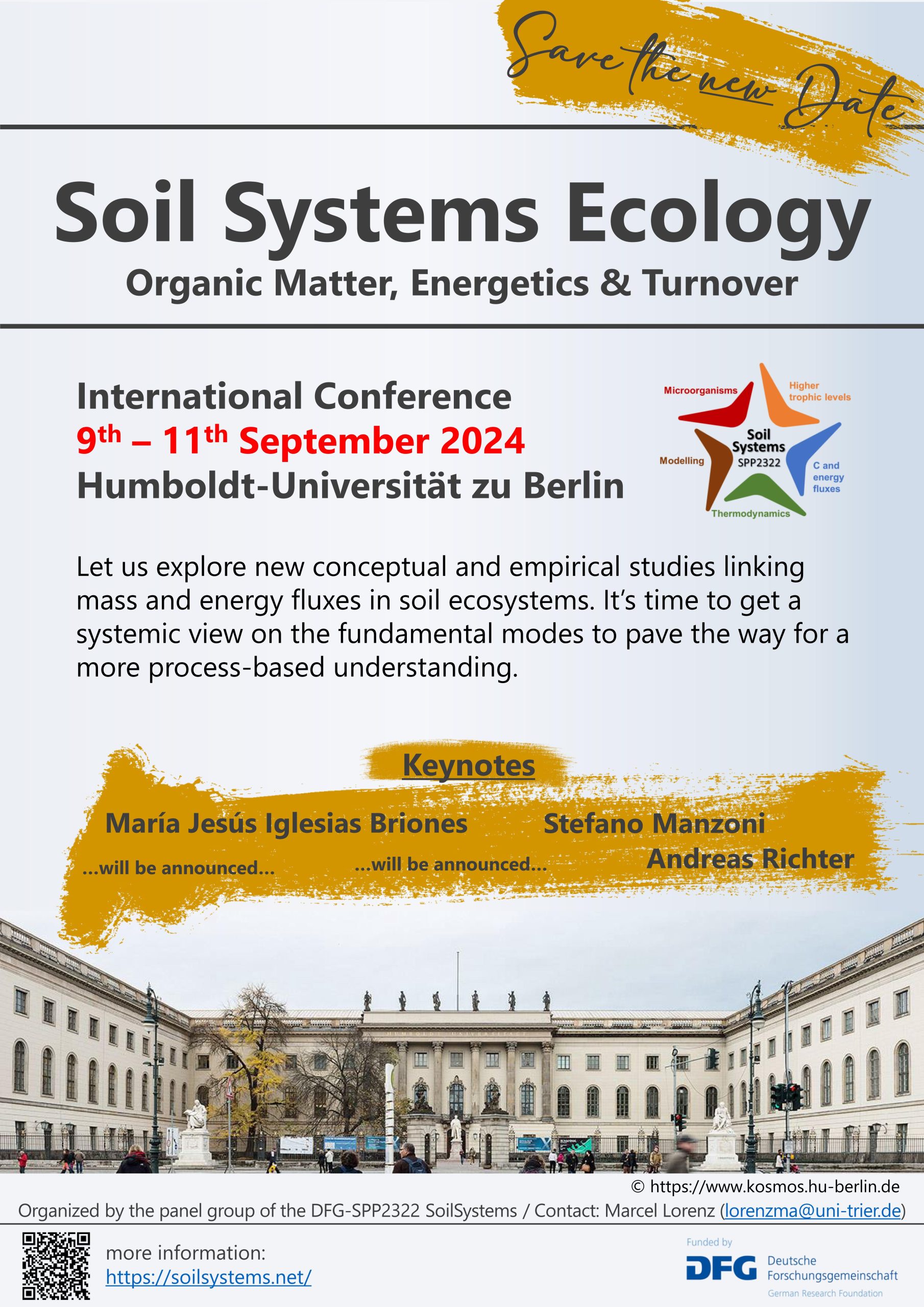 Soil Systems Ecology – International Conference – SoilSystems (SPP 2322)